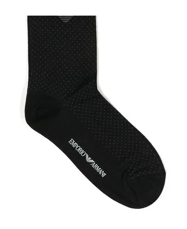 Emporio Armani Logo Knitted Socks