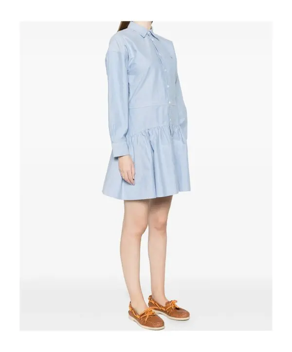 Polo Ralph Lauren Ruffled Hem Shirt Dress