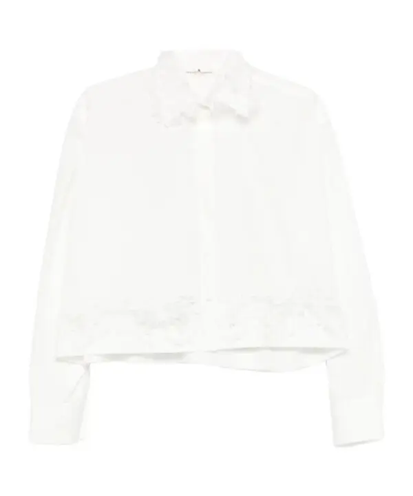 Ermanno Scervino Lace-detail Shirt - Snow White