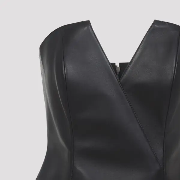 Ralph Lauren Harling Lambskin Bustier Top