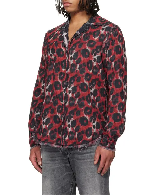 R13 Plaid Long-sleeve Shirt