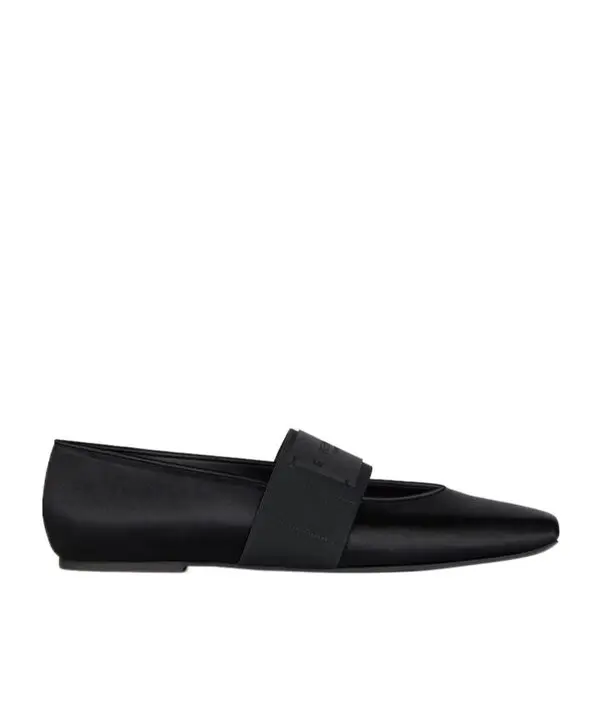 Givenchy Sliced Square Ballet Flats - Black
