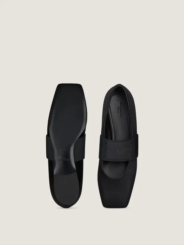 Givenchy Sliced Square Ballet Flats - Black