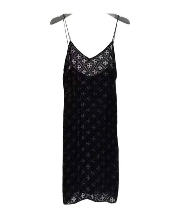 Chrome Hearts V-neck Slip Dress - Black