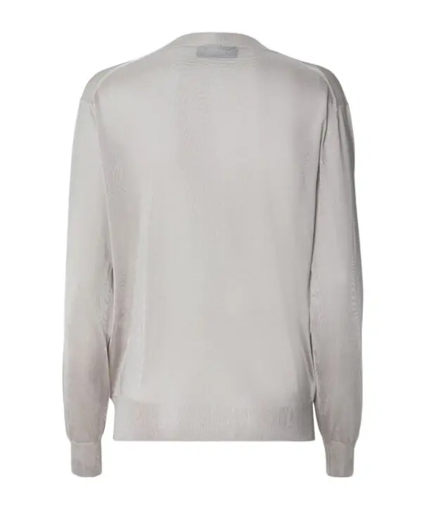 Fendi Long-sleeve V-neck Sweater