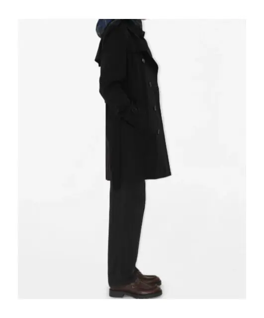 Burberry Double Breasted Belted Kensington Trench Coat