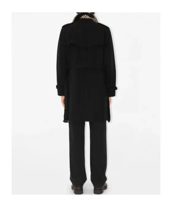 Burberry Double Breasted Belted Kensington Trench Coat