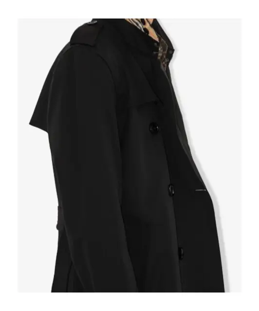 Burberry Double Breasted Belted Kensington Trench Coat