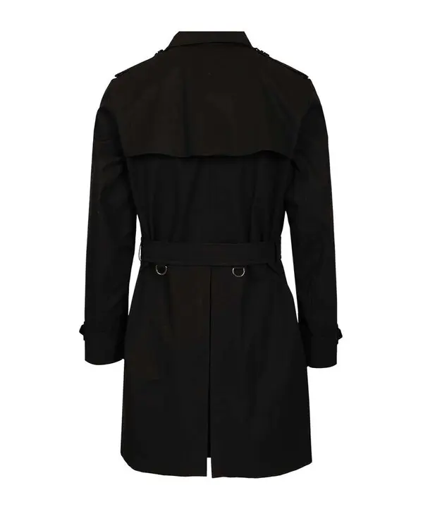 Burberry Double Breasted Belted Kensington Trench Coat