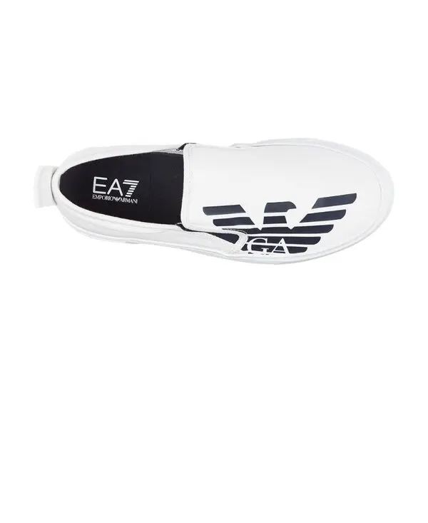 EA7 Logo Detail Slip-on Sneakers