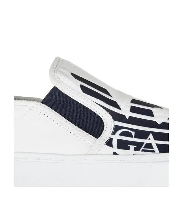 EA7 Logo Detail Slip-on Sneakers