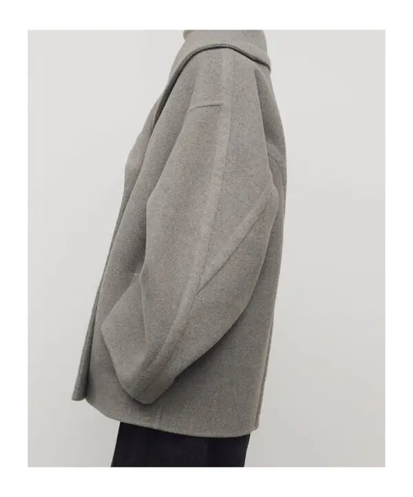 THE ROW Temur Virgin Wool Coat - Grey