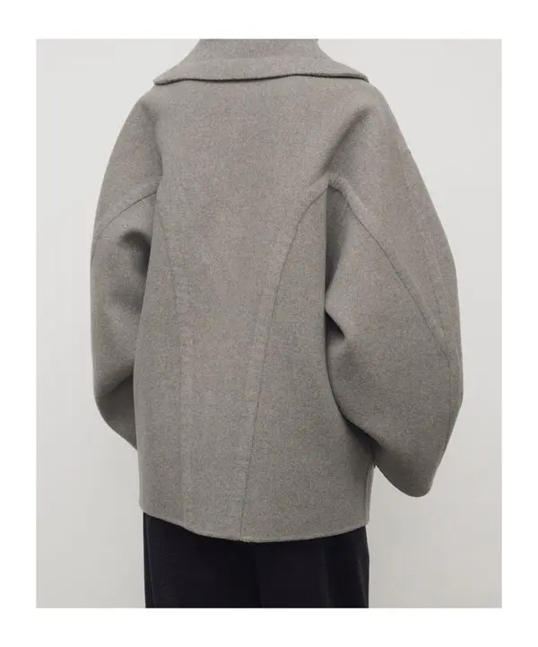 THE ROW Temur Virgin Wool Coat - Grey
