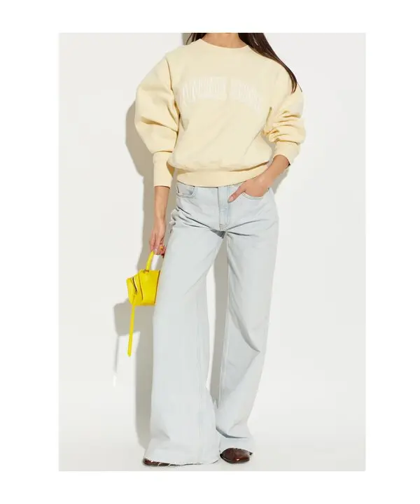 ANINE BING Lewis Frayed Jeans - Blue