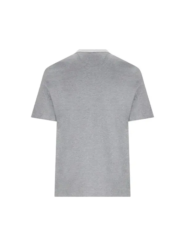Brunello Cucinelli Graphic Printed Crewneck T-shirt - Grey