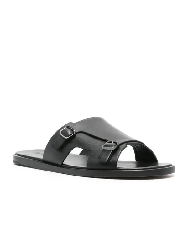 Santoni Buckled Slip-on Sandals