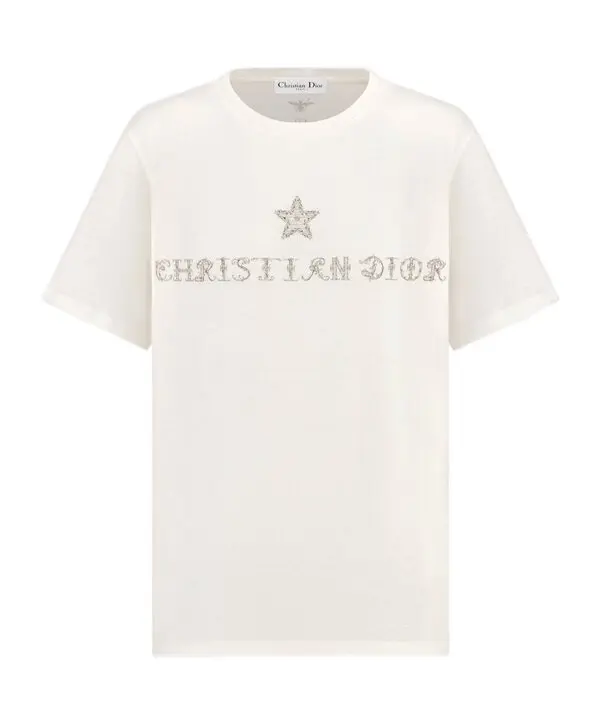 Dior Crewneck T-shirt With Star Logo