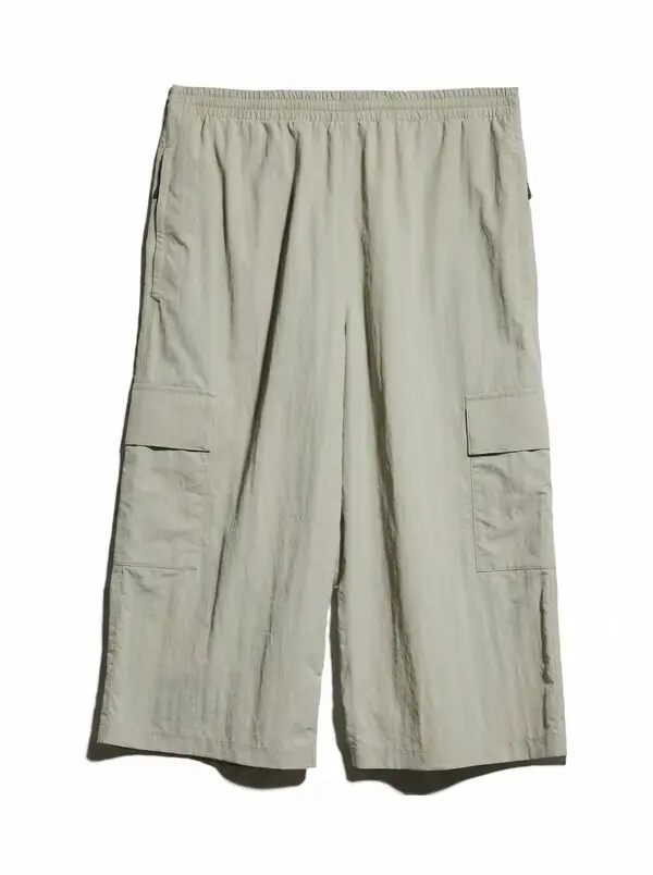 Gucci Beige Nylon Cargo Pants With Wrinkle Effect