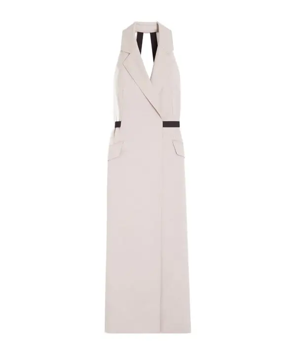 Max Mara Collared Pocket Midi Dress