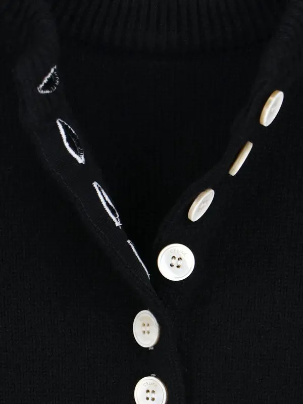 Celine Twinset Cardigan In Heritage Cashmere