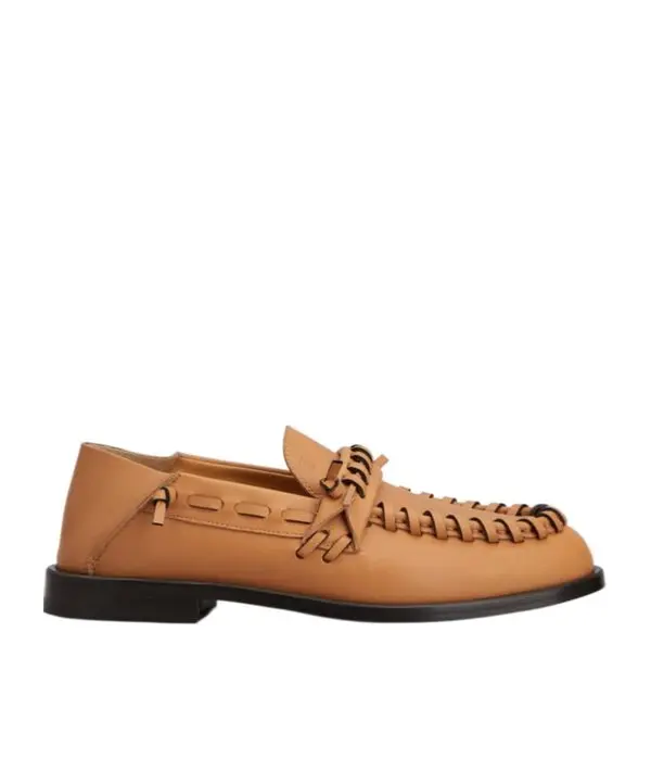 TOD'S Braided Loafers With Knot Detailing