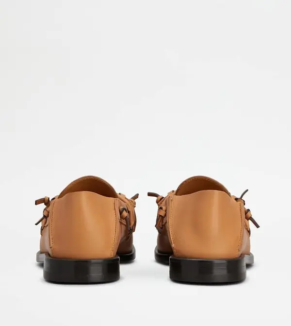 TOD'S Braided Loafers With Knot Detailing