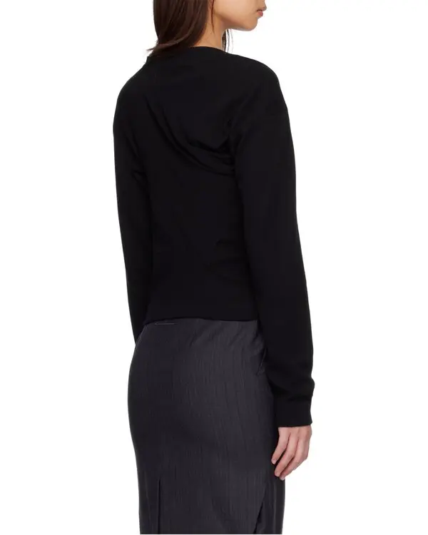 VIVIENNE WESTWOOD Long Sleeve Fitted Top With Orb Embroidery