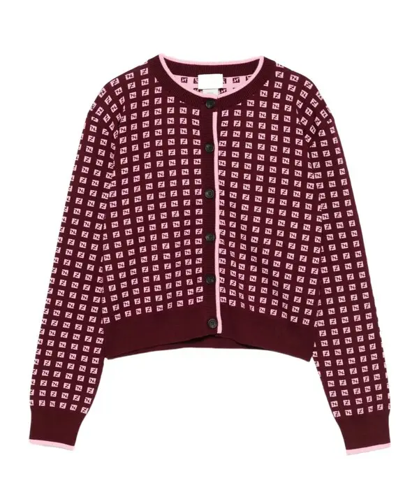 Fendi Long-sleeved Knitted Cardigan