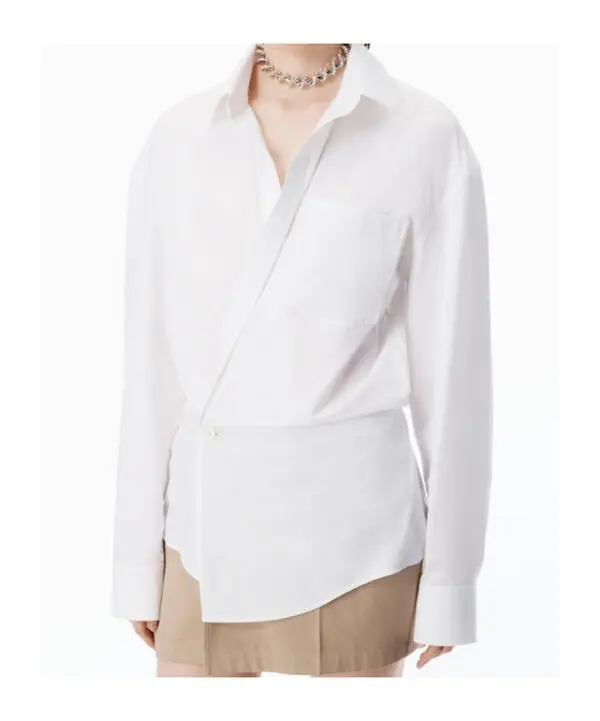 Alexander Wang Cotton Wrap Shirt