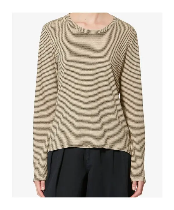 Isabel Marant Étoile Kaaron Striped Long Sleeve Crewneck T-shirt