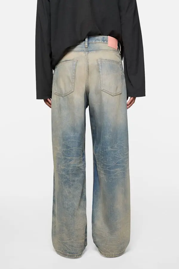 Acne Studios 1981 Logo-patch Wide-leg Trousers