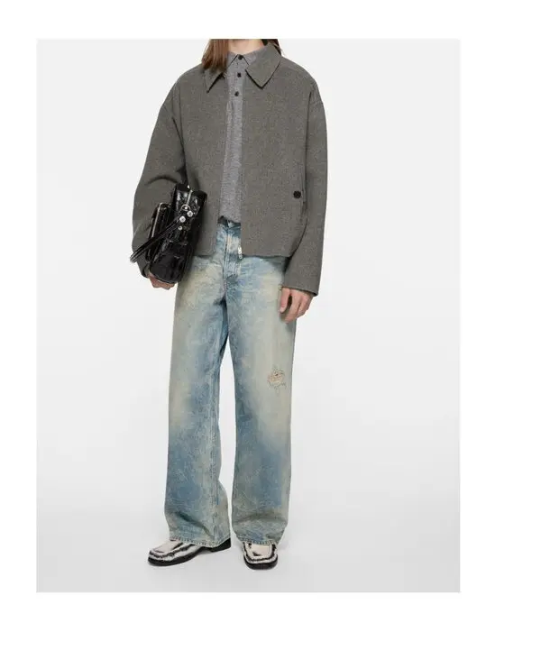 Acne Studios 1981 Logo-patch Wide-leg Trousers
