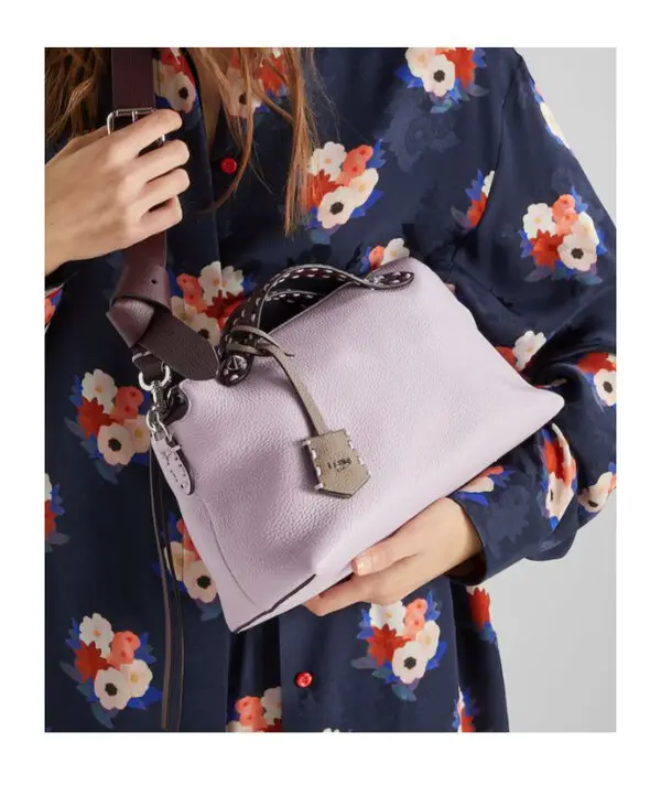 Fendi Selleria Knotted Strap Shoulder Bag - Multicolor