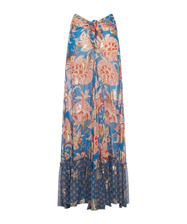 Etro Paisley Ruffled Maxi Skirt - Multi-coloured
