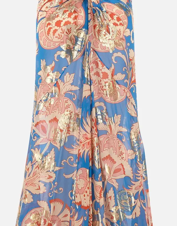 Etro Paisley Ruffled Maxi Skirt - Multi