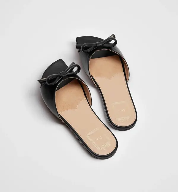 Dior Bow Slide Sandals