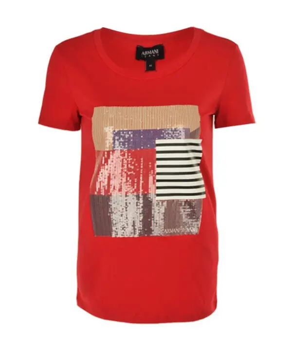 Emporio Armani Printed T-shirt - Red