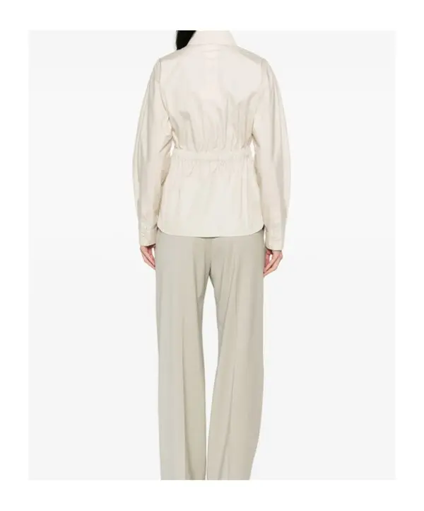 Max Mara Tazzina Drawstring Shirt - Beige