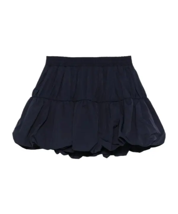 Sea Mirian Bubble-hem Ruffled Mini Skirt
