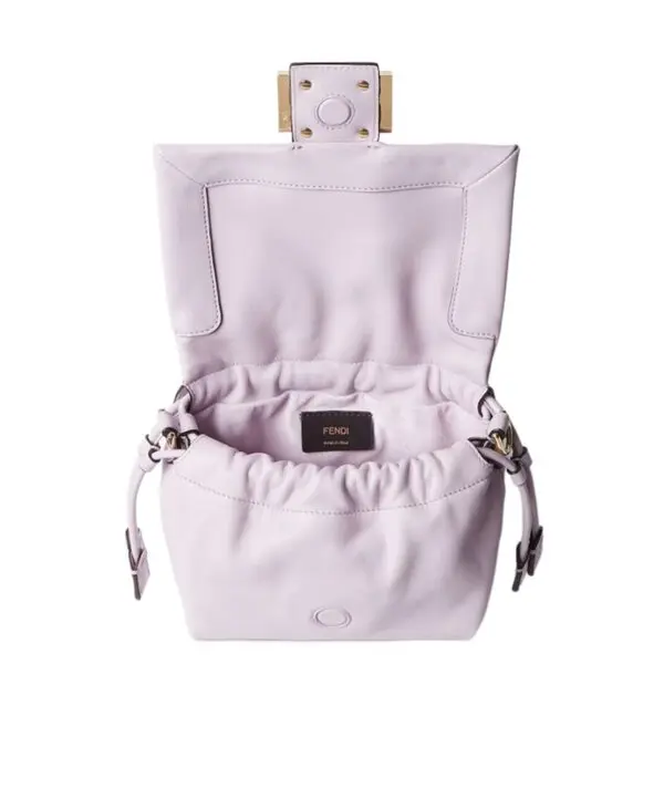Fendi Mamma Baguette Small Shoulder Bag - Purple
