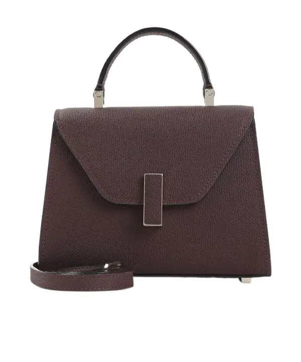 VALEXTRA Iside Foldover Micro Crossbody Bag - Amaranto