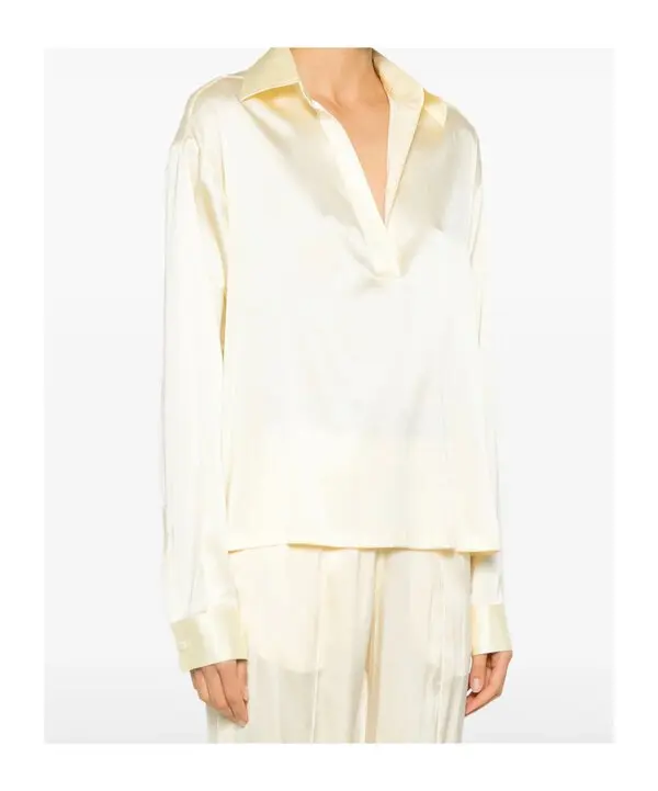 TOM FORD V-neck Long Sleeve Top - Ycm