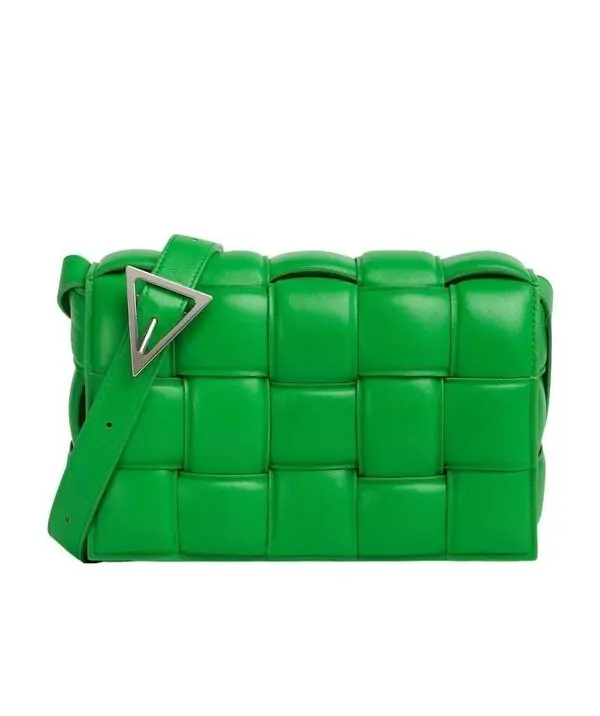 Bottega Veneta Padded Cassette Crossbody Bag - Parrot Green