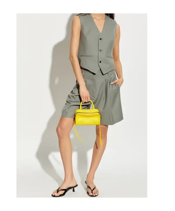 ANINE BING Mario Buttoned Vest - Grey