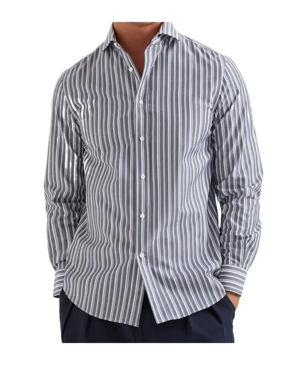 Brunello Cucinelli Striped Shirt