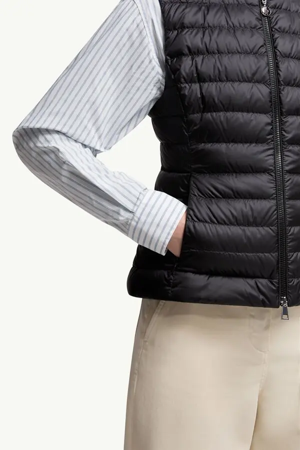 Moncler Igens Zip-up Padded Gilet - Black