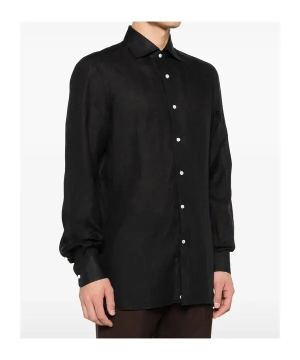 Isaia Long-sleeved Shirt - Black