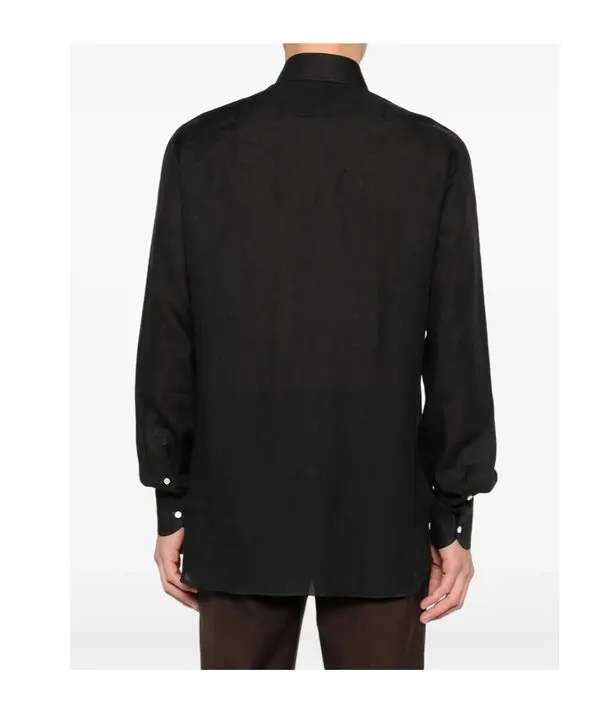 Isaia Long-sleeved Shirt - Black