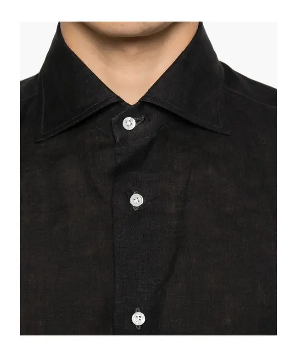Isaia Long-sleeved Shirt - Black