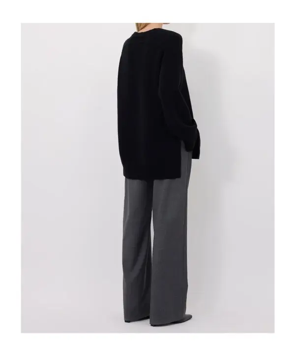 Loulou De Saison Safi Oversized Knitwear - Black